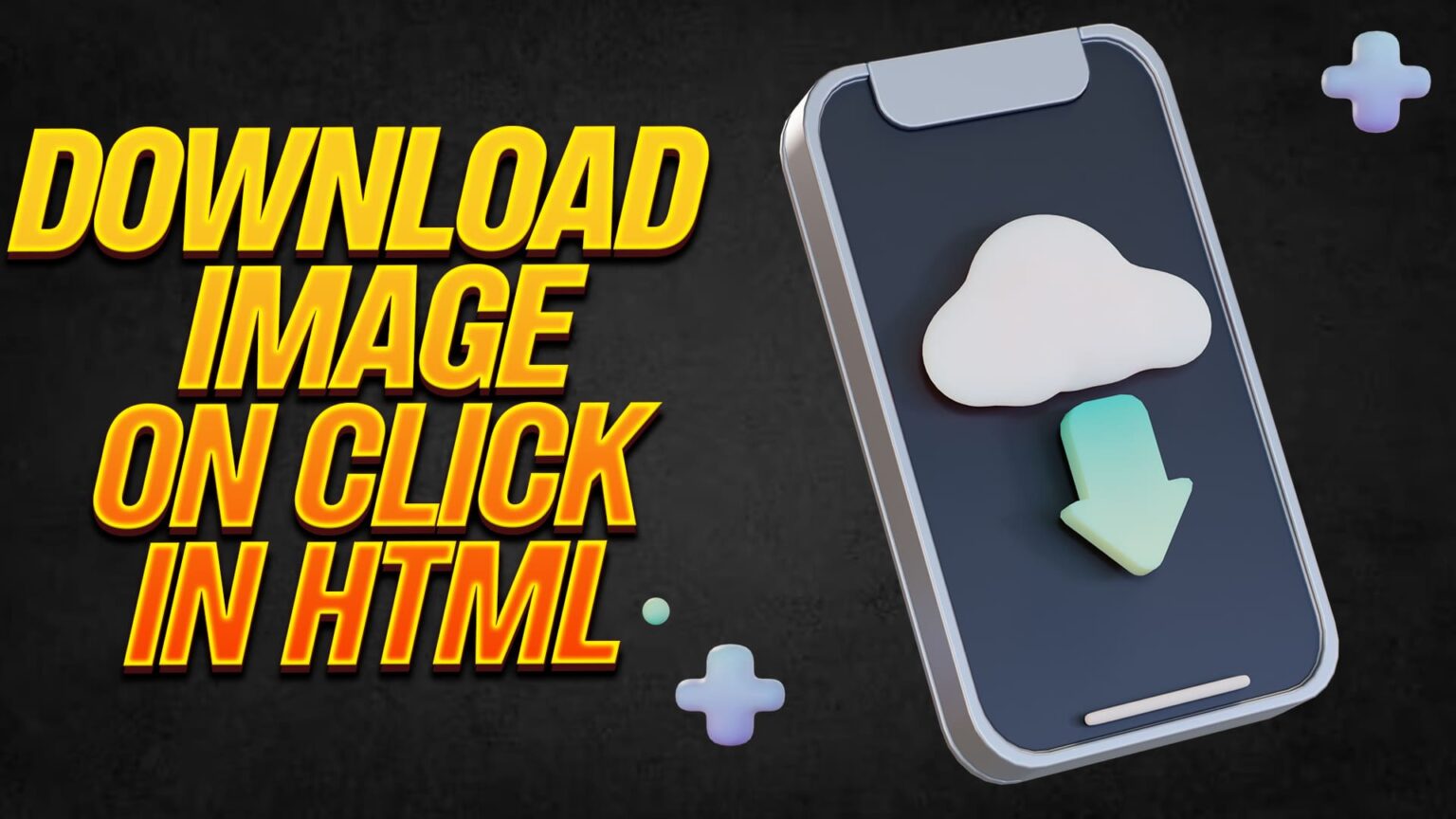 Learn how to download image in HTML with Source Code