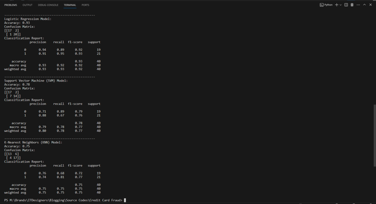 Make credit card fraud detection using machine learning