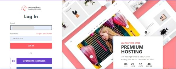 How to Host HTML website for free on 000webhost?