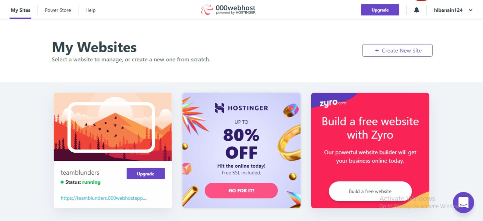 How to Host HTML website for free on 000webhost?