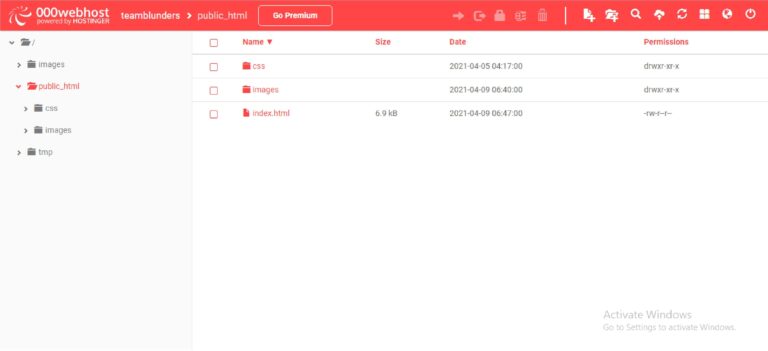 How to Host HTML website for free on 000webhost?